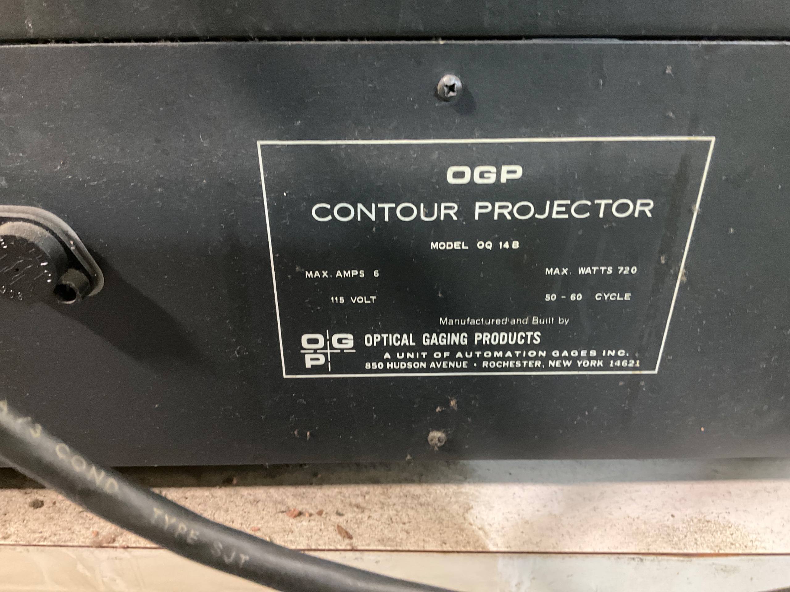 OGP OQ 14B OPTICAL COMPARATOR