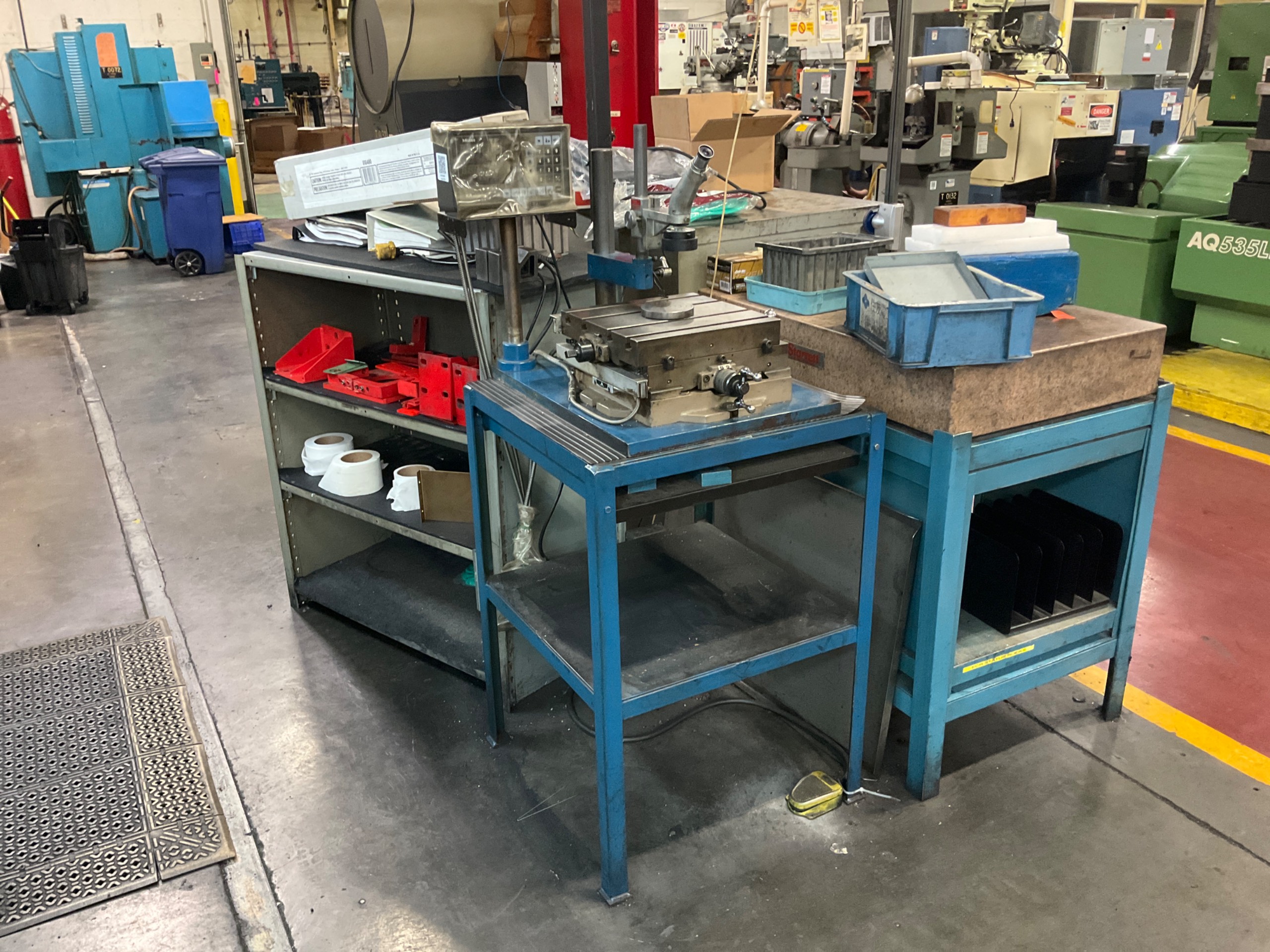 TROYKE CS-12 ROTARY TABLE WITH DRO