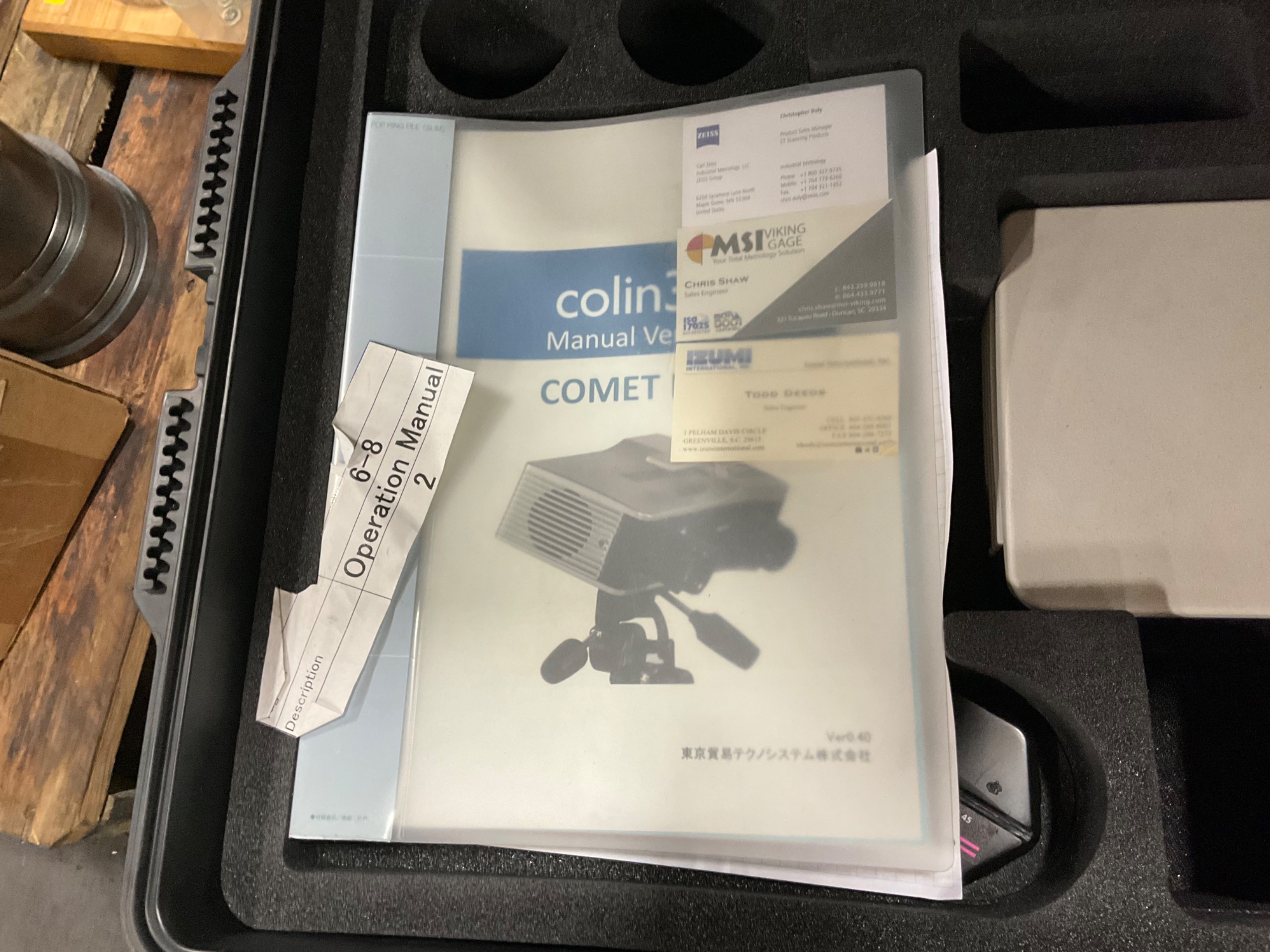 ZEISS COMET L3D2 3D SCANNER