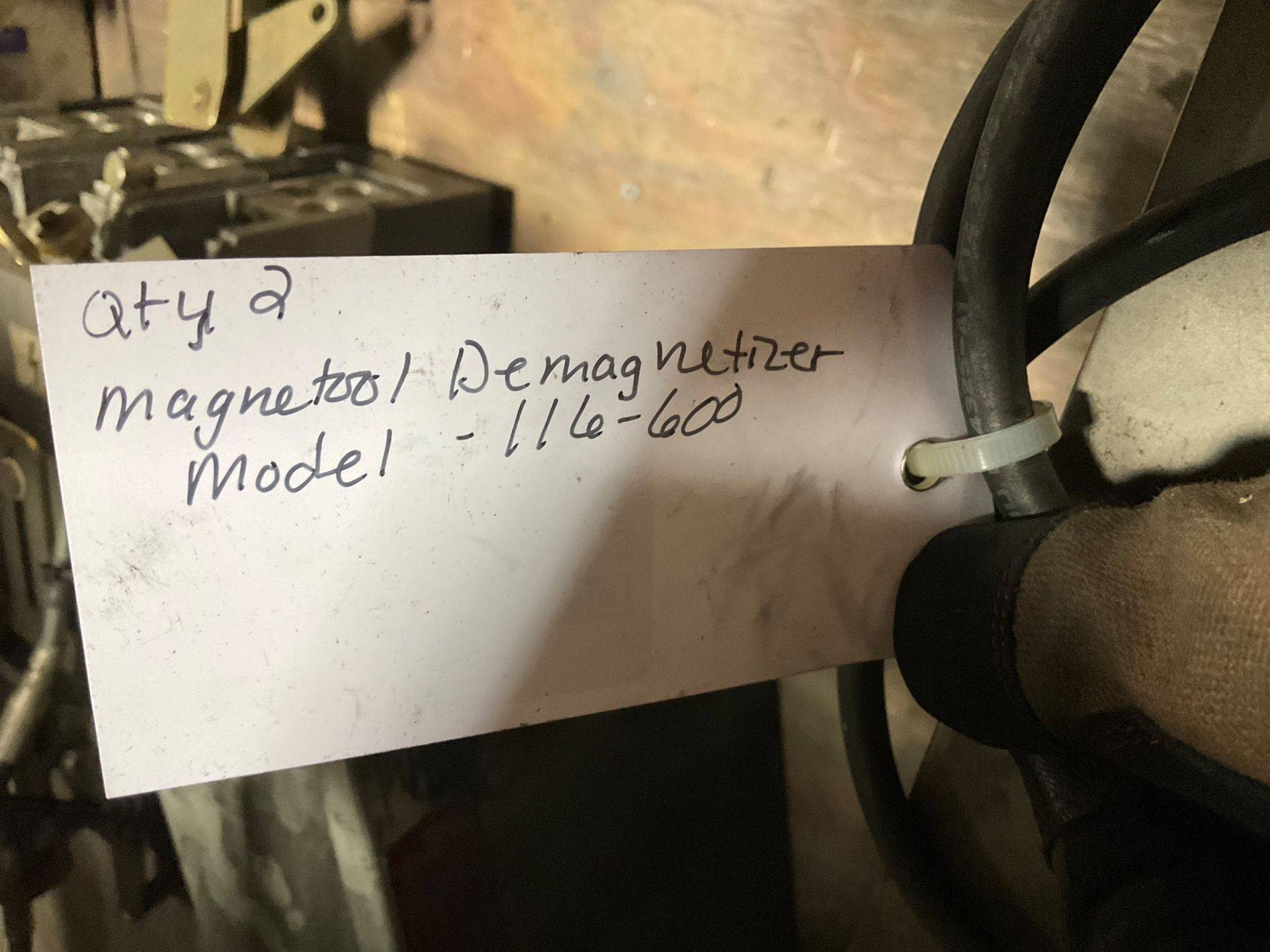 QTY 2: MAGNETOOL LTC-600 DEMAGNETIZER