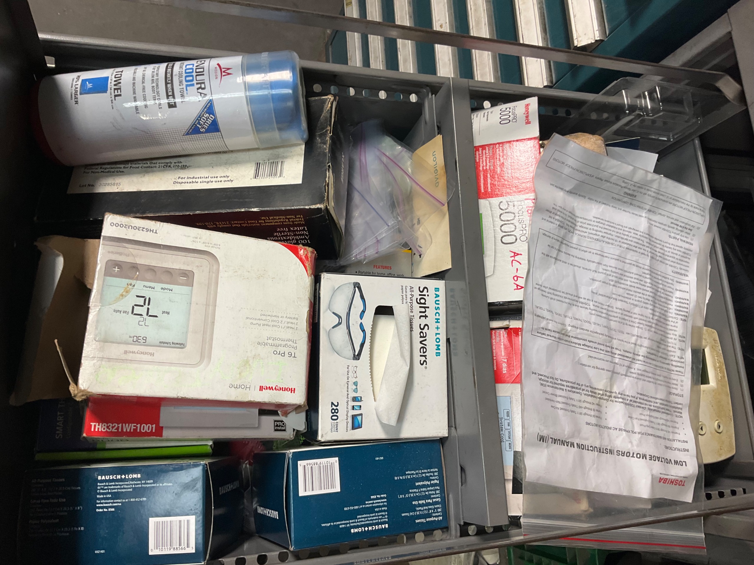 DRAWER CABINET WITH CONTENTS