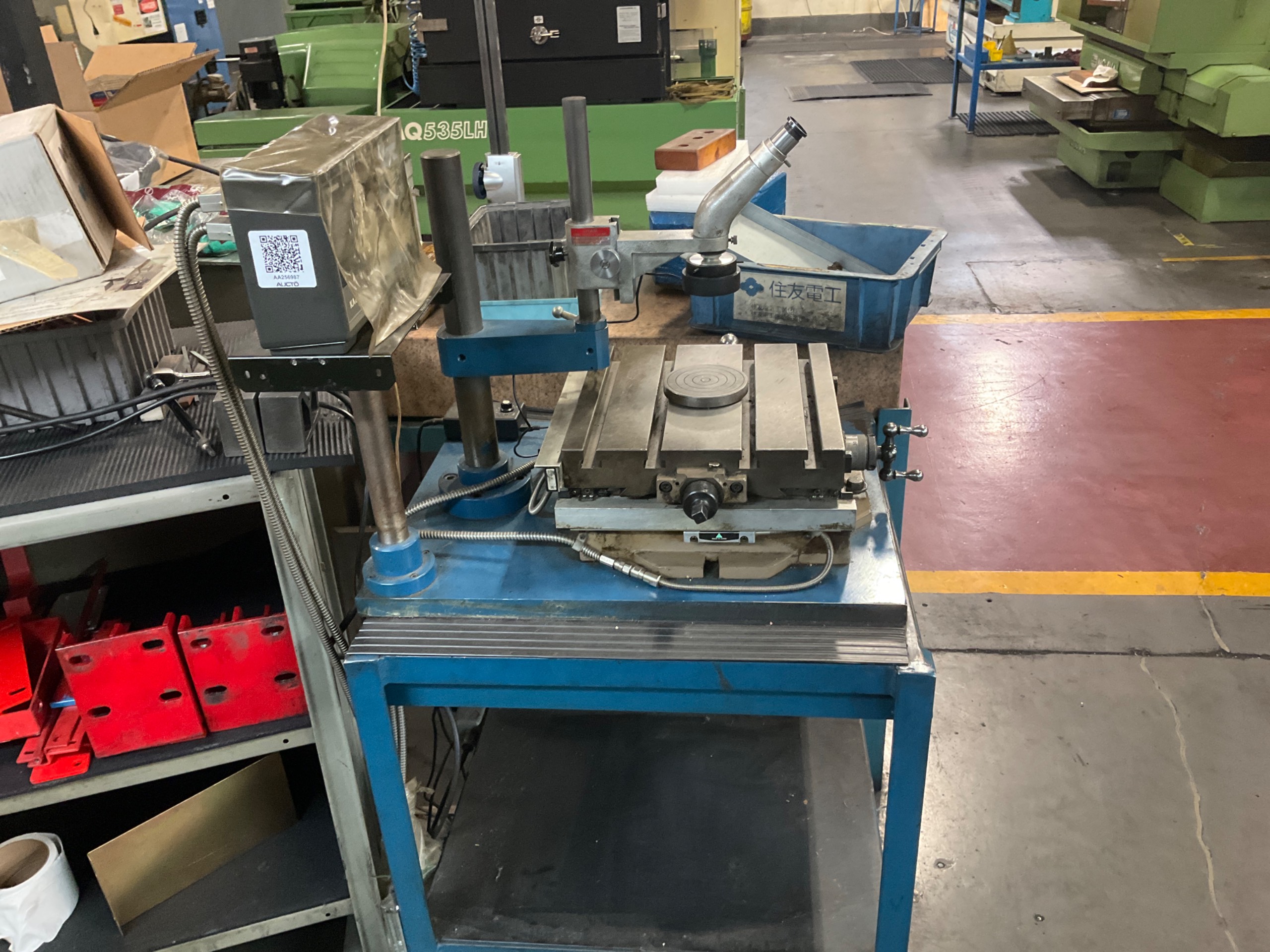 TROYKE CS-12 ROTARY TABLE WITH DRO