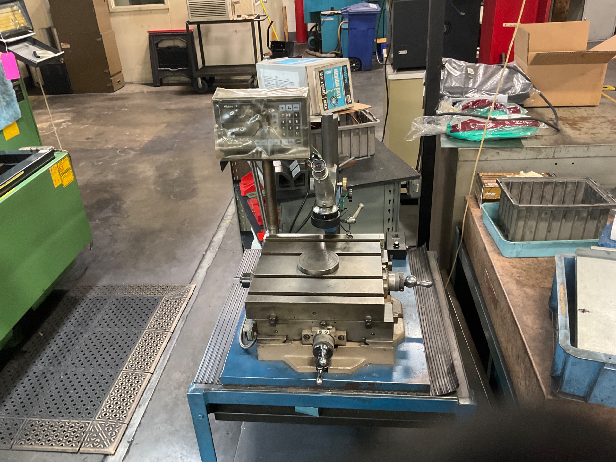 TROYKE CS-12 ROTARY TABLE WITH DRO