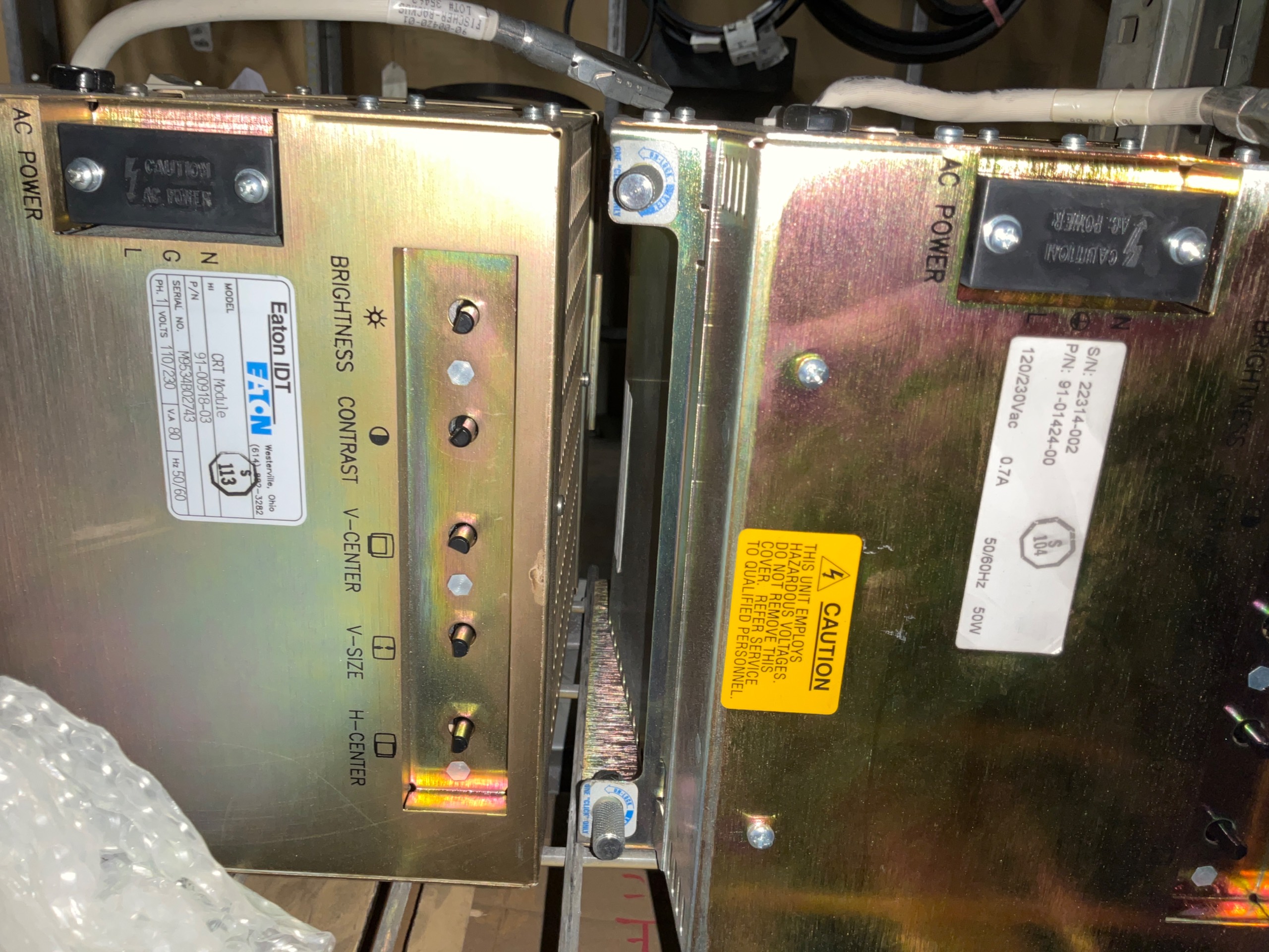 QTY 2: EATON 113 IDICRT MODULES